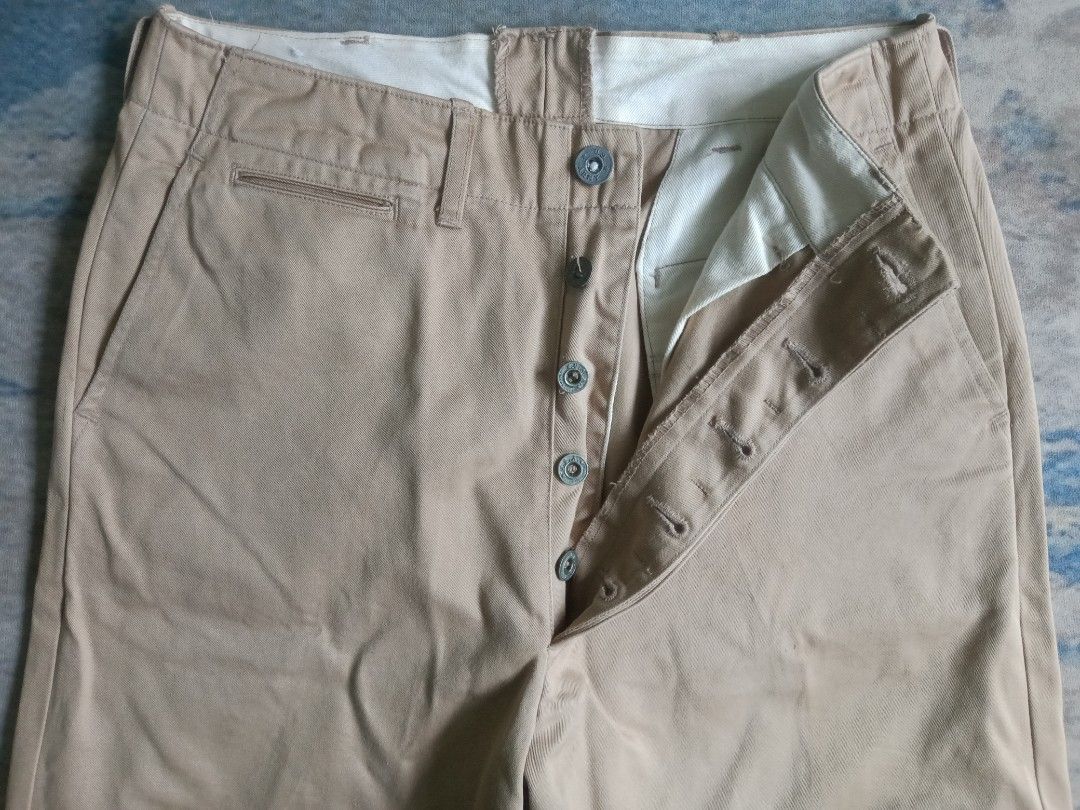 W30 BUZZ RICKSON'S LOT NO. M43035 US ARMY 1945 EARLY MILITARY TROUSER ...