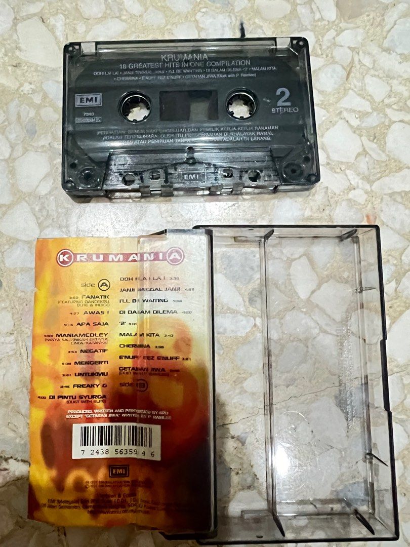 Cassettes KRU, Hobbies & Toys, Music & Media, CDs & DVDs on Carousell
