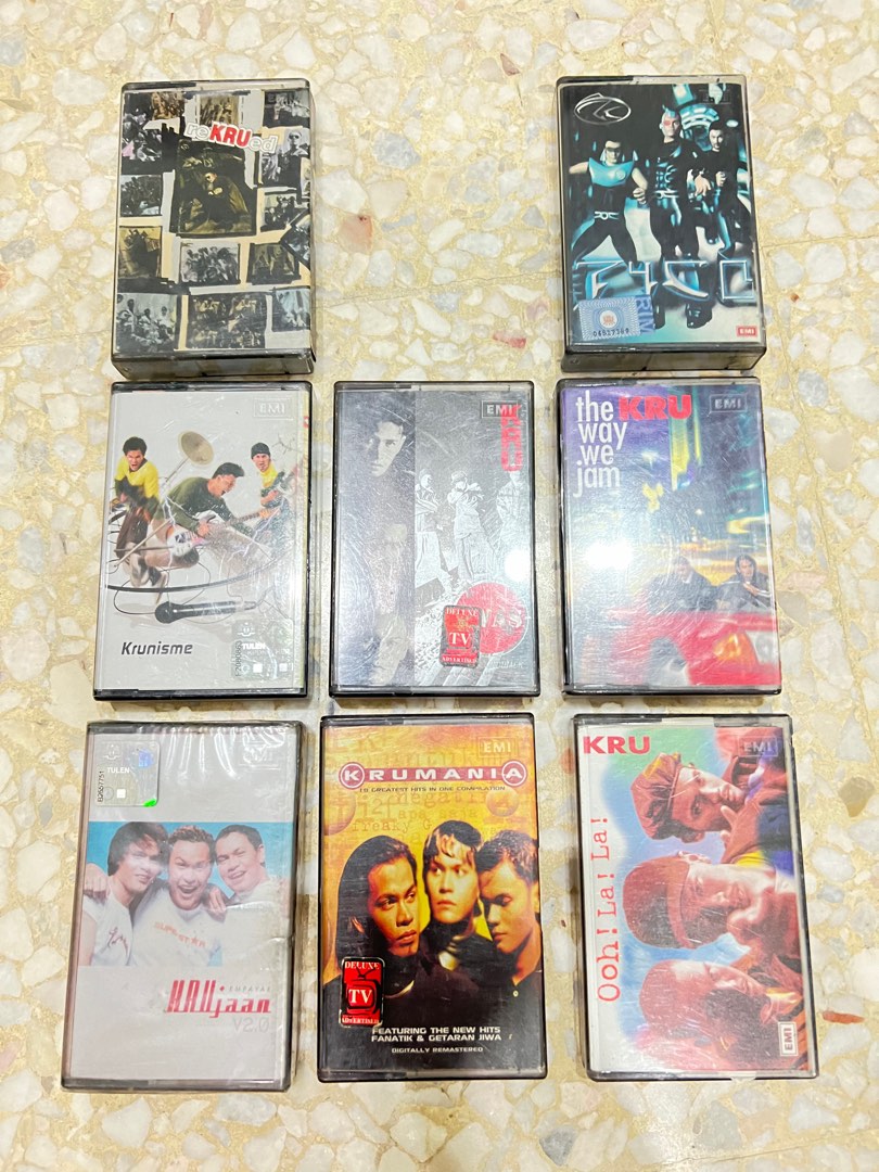 Cassettes KRU, Hobbies & Toys, Music & Media, CDs & DVDs on Carousell