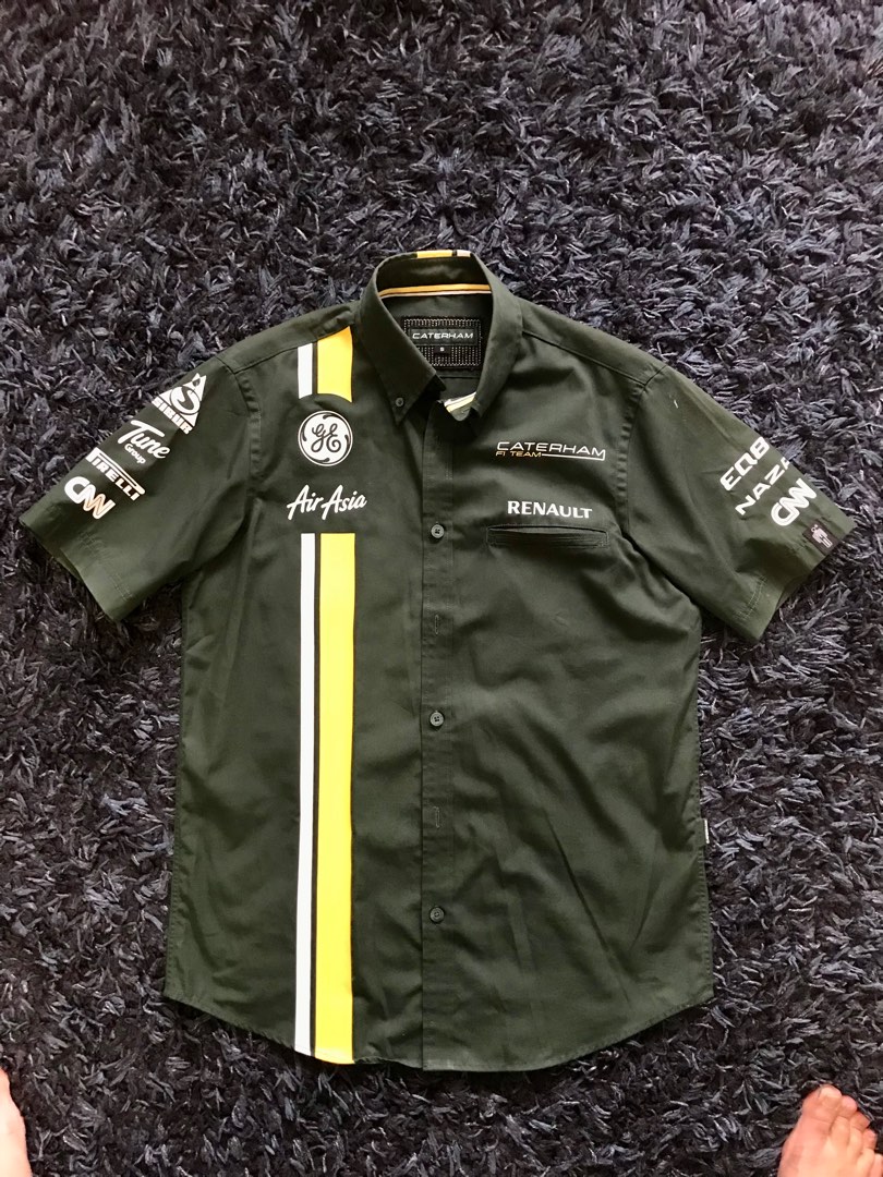 Caterham F1 Team Shirt, Men's Fashion, Tops & Sets, Formal Shirts on ...