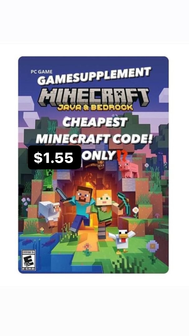 ‼️CHEAPEST‼️ Minecraft Account Java + Bedrock Edition. Works on (PC/Mac ...