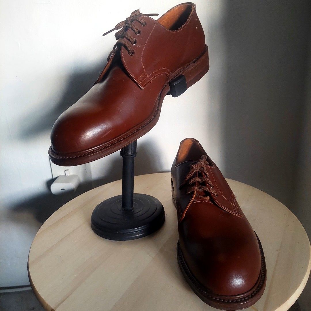 Classic Dark Tan Derbie - Plus Fifty, Men's Fashion, Footwear, Dress ...