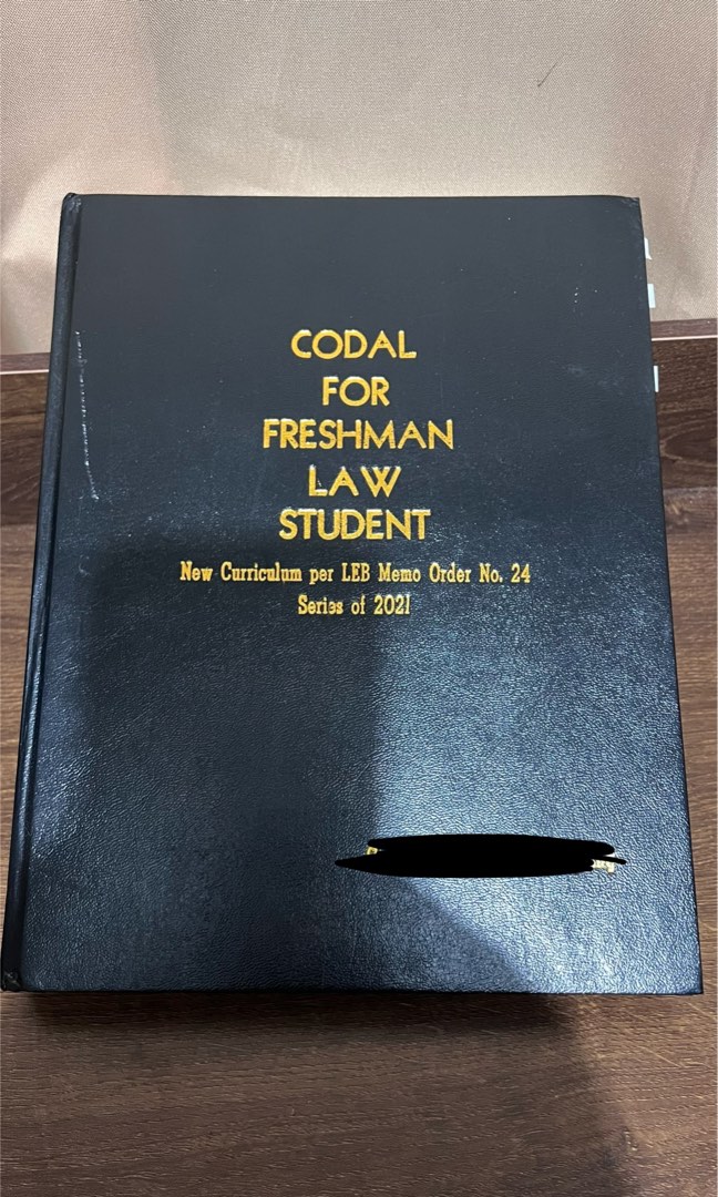 Codal for freshmen law student, Hobbies & Toys, Books & Magazines ...