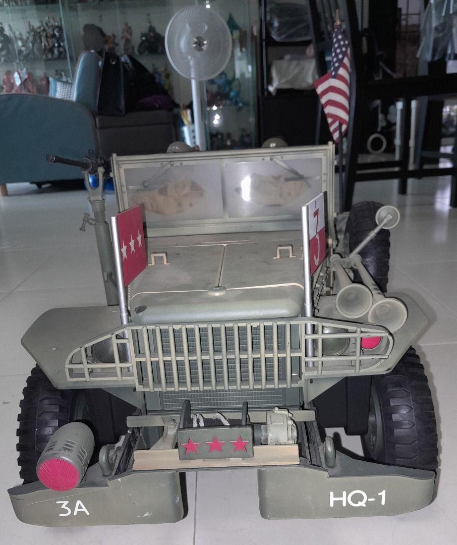 Customised WWII U.S. Army Patton Command Vehicle with 4 Passengers (1/6 ...