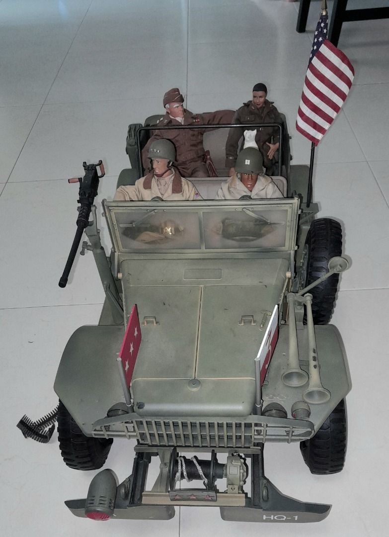 Customised WWII U.S. Army Patton Command Vehicle with 4 Passengers (1/6 ...