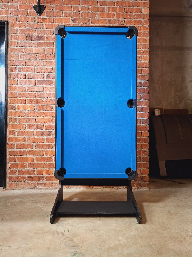 Decathlon GEOLOGIC BT 500 Foldable Billiard Pool Table Set w/ Cues ...