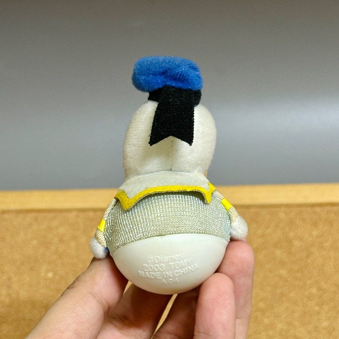Disney 2003 Tomy Donald Duck Roly Poly Figure (head plush material ...