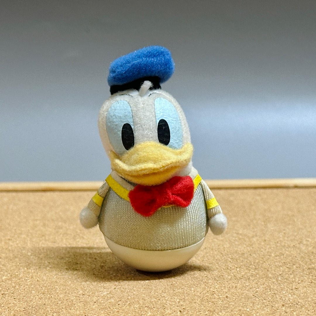 Disney 2003 Tomy Donald Duck Roly Poly Figure (head plush material ...