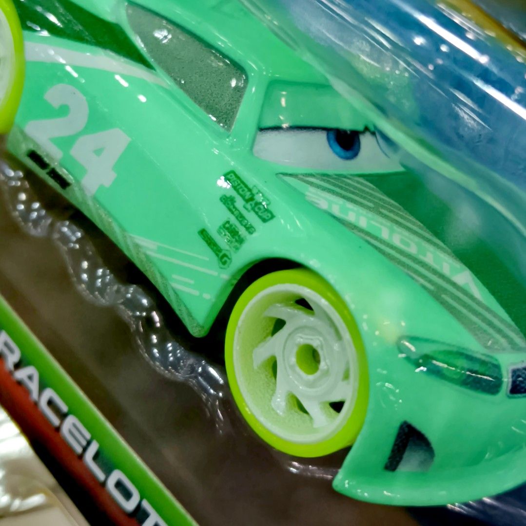 DISNEY PIXAR CARS Glow Racers 2024 Chase Racelott Diecast 1:55 Scale ...