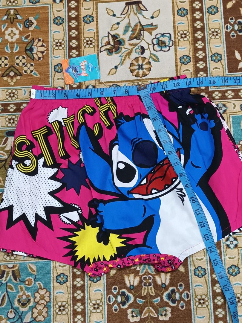 Disney Stitch Cartoons with tag label, Women's Fashion, Bottoms, Shorts ...