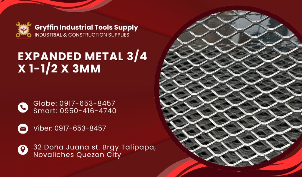 EXPANDED METAL 3/4 X 1-1/2 X 3MM, Commercial & Industrial, Industrial ...