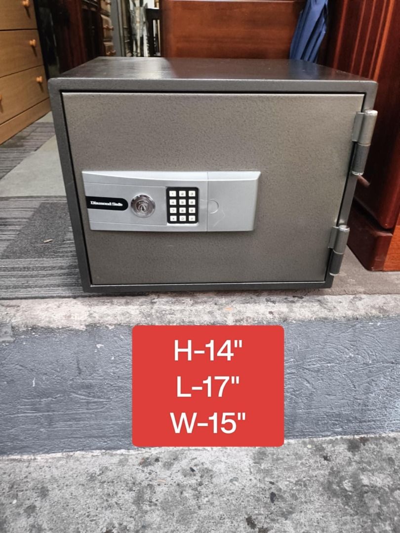 fieproof safety vault key operated only, Furniture & Home Living ...