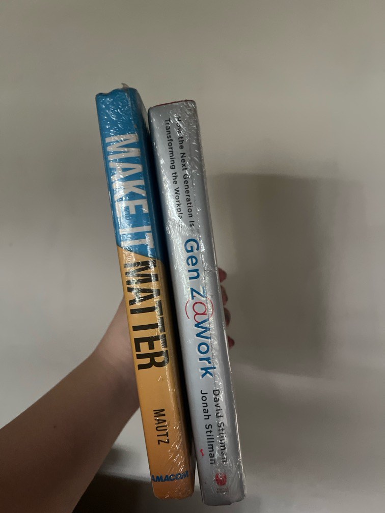 Gen Z at Work and Make It Matter book bundle, Hobbies & Toys, Books & Magazines, Fiction & Non ...