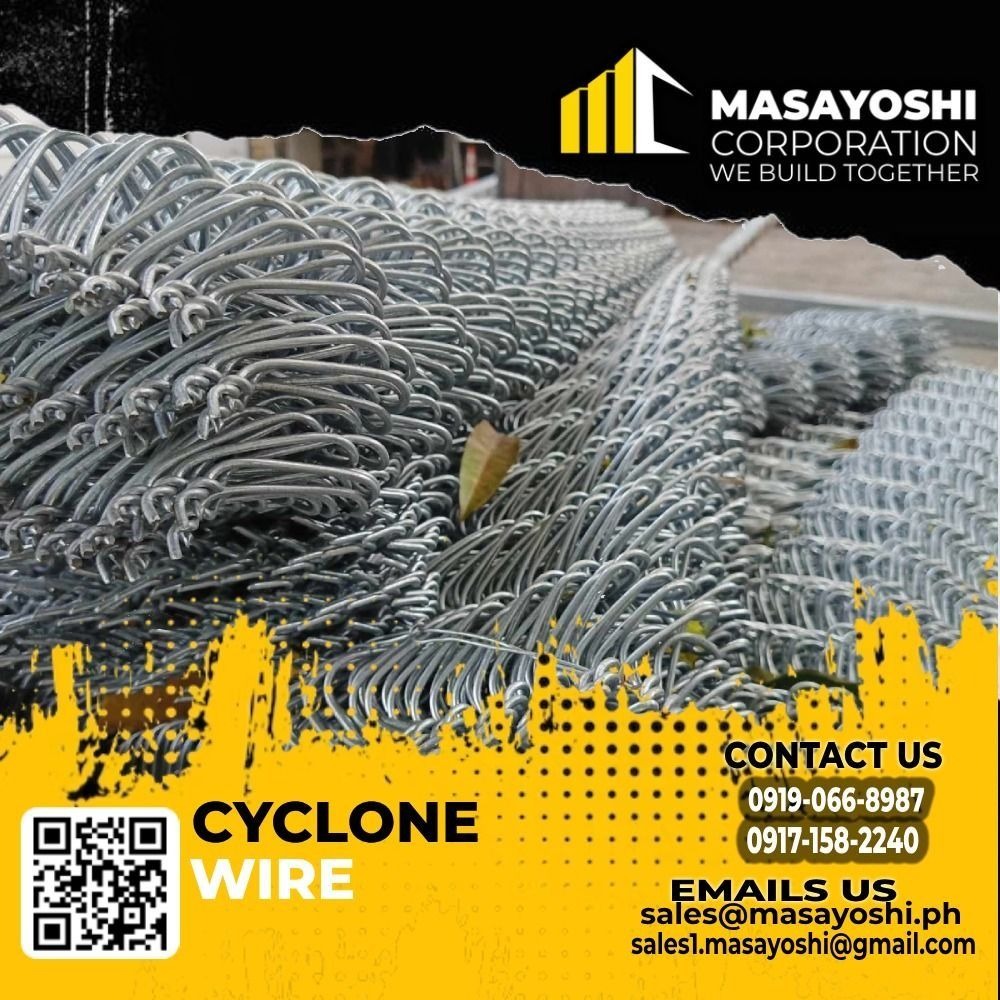 GI Cyclone Wire 2.7mm 2"x6ftx6m | Barbed Wire | Hog Wire | Razor Wire ...