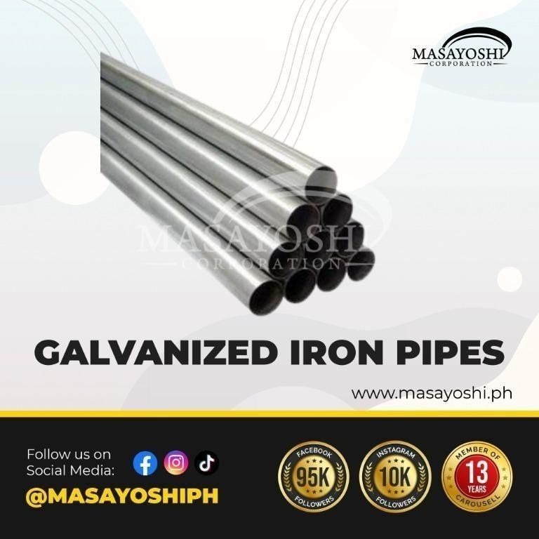 GI Pipes 2 1/2", Galvanized Iron Pipes Sched 20, G.I. Pipes, Steel Pipe ...