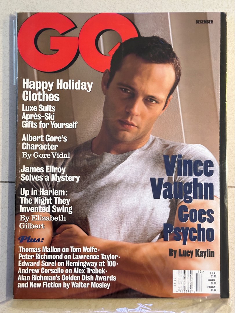 GQ Magazine December 1998, Hobbies & Toys, Books & Magazines, Magazines ...