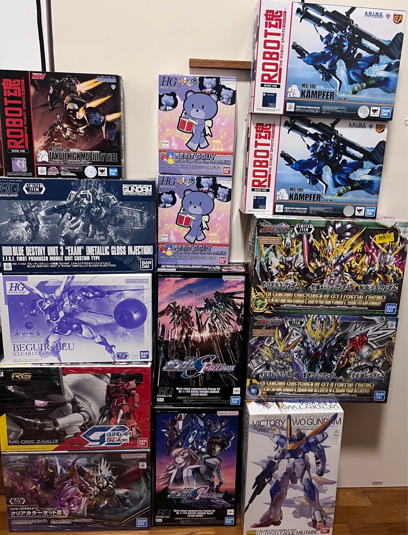 Gundam Gunpla Base/Limited Edition HG Gunpla from Bandai BNIB/BUILT kit ...