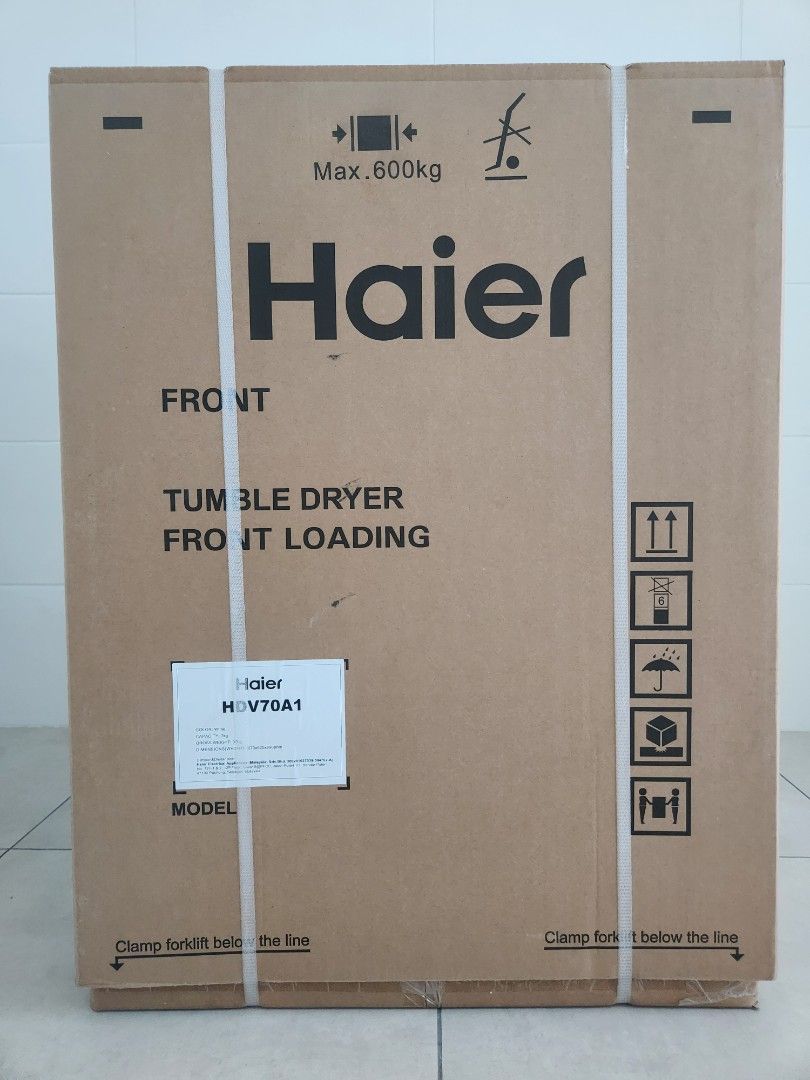 Haier Dryer Model HD70A1, TV & Home Appliances, Washing Machines and ...