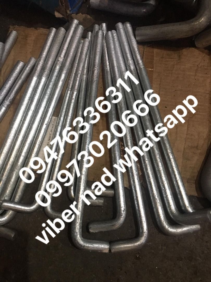 HDG Anchor Bolt | Threaded Rod | Stud Bolt | Pipe Casing | Round Bar ...