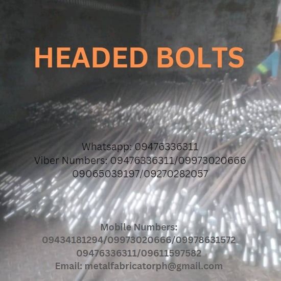 Headed Bolt | Threaded Rod | Anchor Bolt | Northern Uprising ...