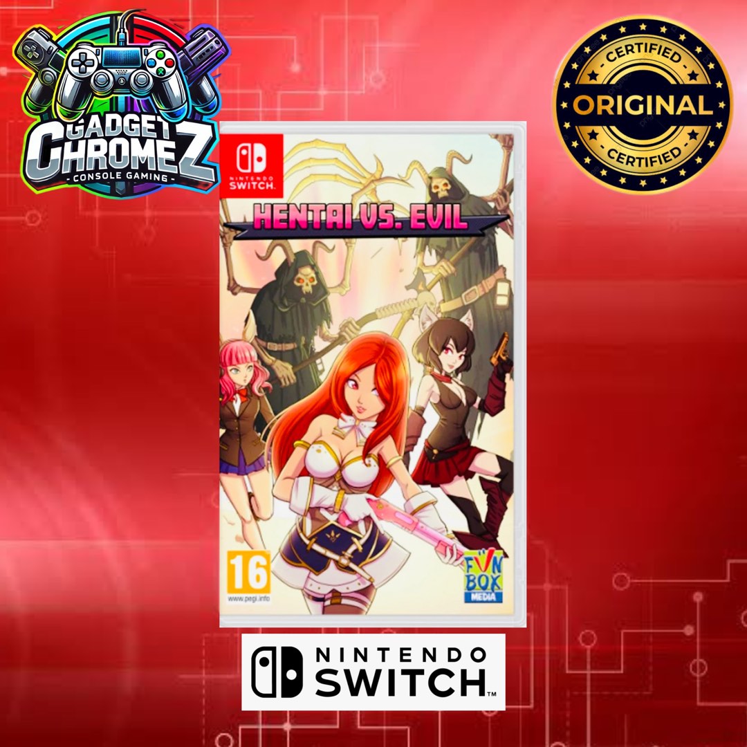 Hentai Vs. Evil | Nintendo Switch Game | BRANDNEW, Video Gaming, Video Games, Nintendo on Carousell