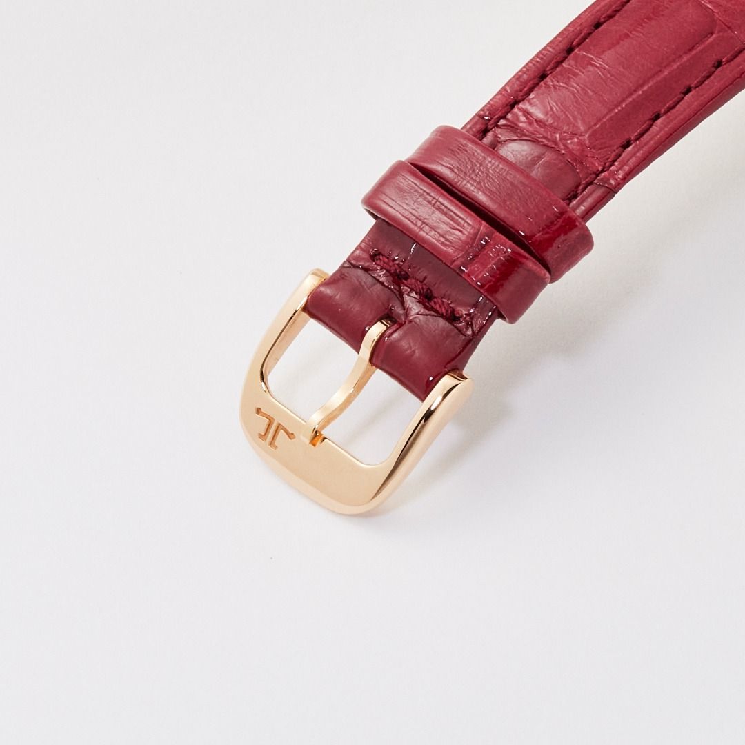 Jaeger-LeCoultre 積家 Reverso One Duetto Rose Gold Diamond Grey Dial 20mm ...