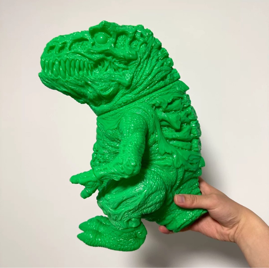 James Groman / 限量 Rotten Rexx 綠色夜光版 暴龍 sofubi art sculpture art toy, 興趣 ...