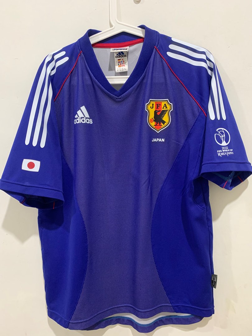 Japan 2002 World Cup home kit, Men's Fashion, Activewear on Carousell