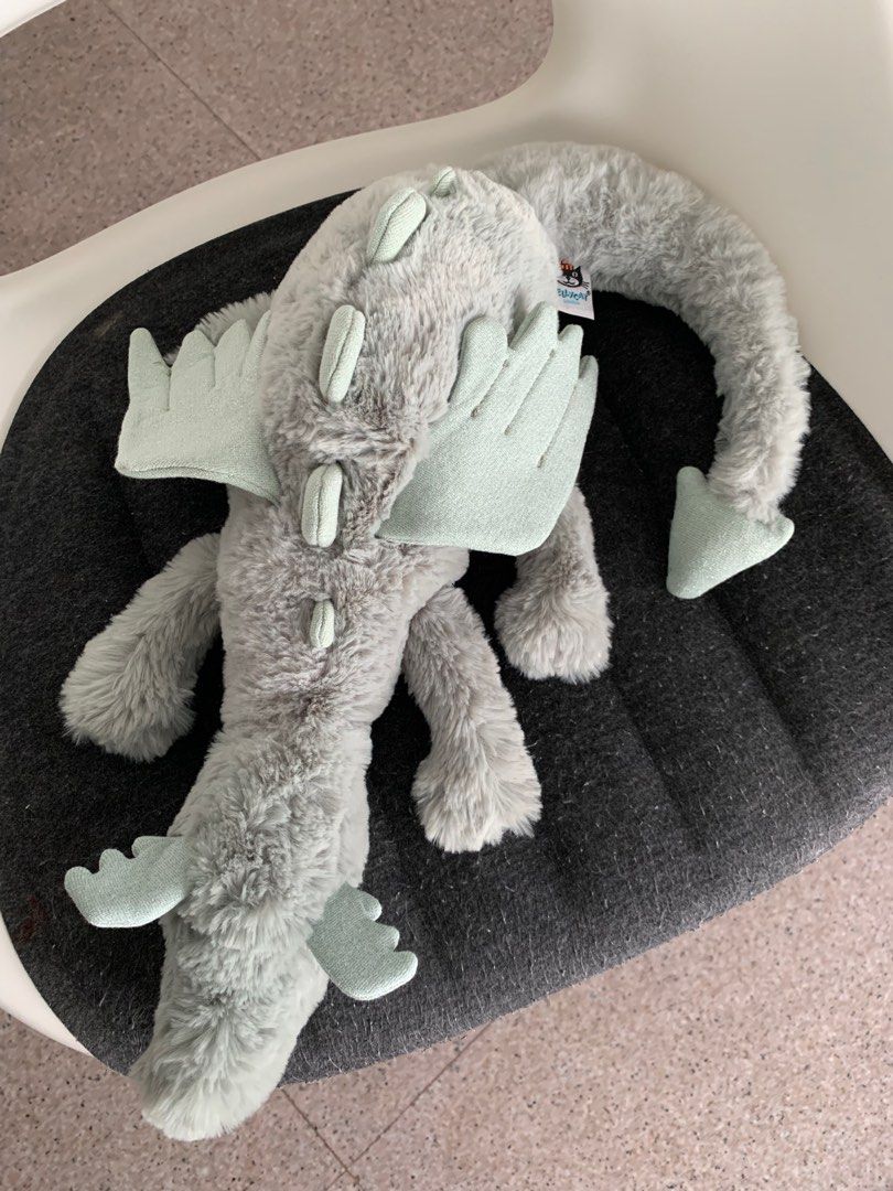 Jellycat Large Sage Dragon 50 CM, Hobbies & Toys, Toys & Games on Carousell