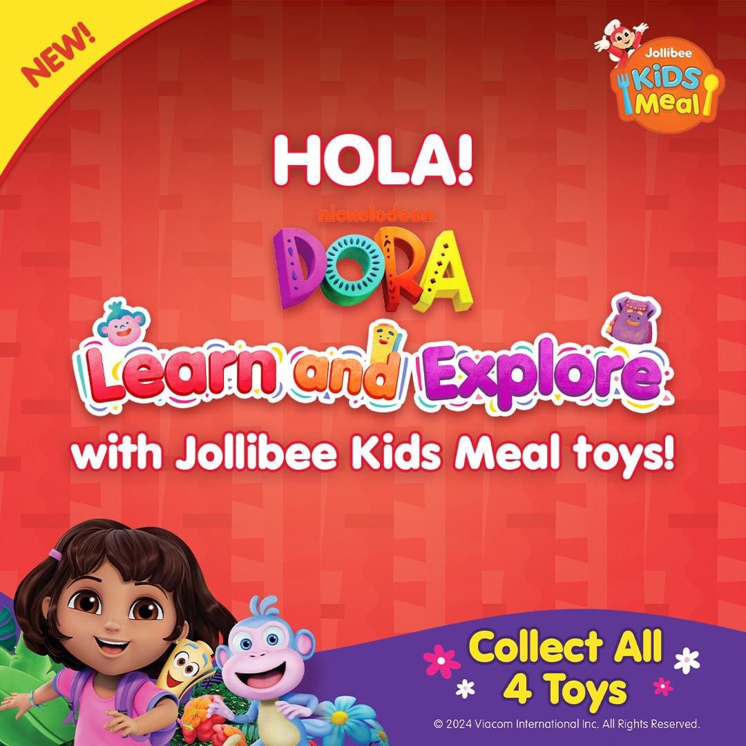 Jollibee Kids Meal Dora Learn and Explore BOOTS EXPLORER LENS September ...