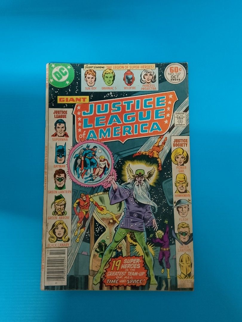 Justice League Of America #147 ( Dick Dillin - Cover Art ) DC BRONZE ...