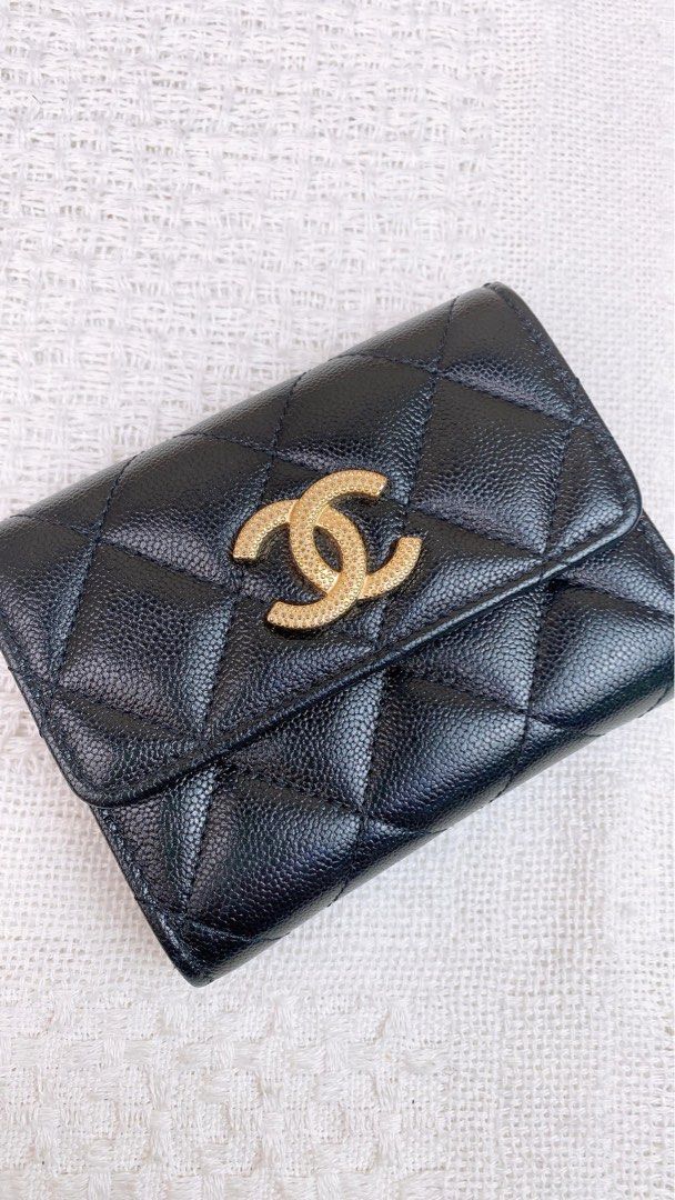 JZC9937 Black Caviar 22B Card Holder Ghw, Luxury, Bags & Wallets on ...