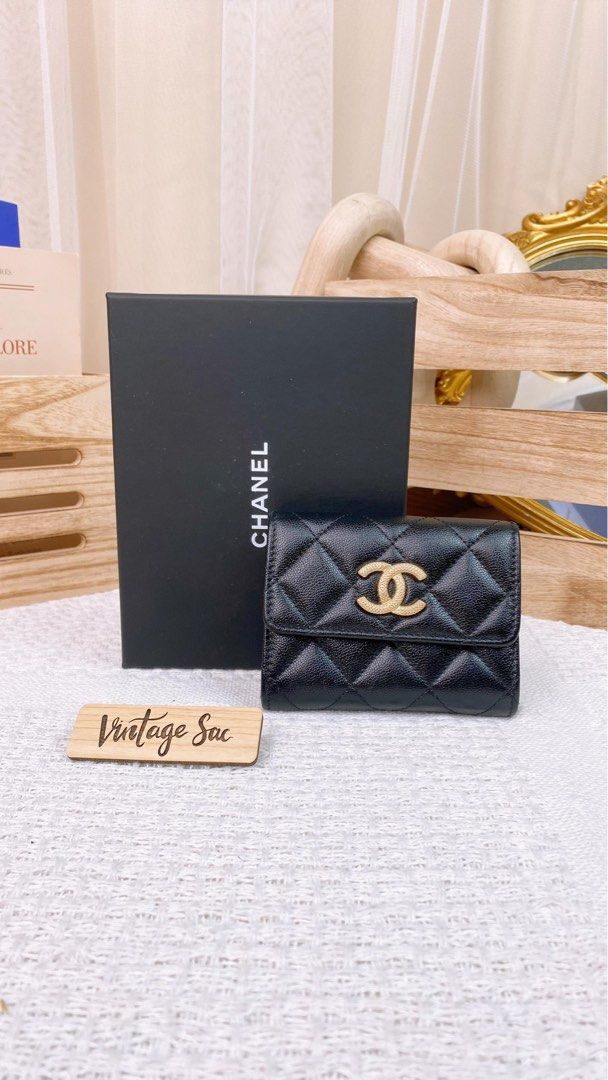 JZC9937 Black Caviar 22B Card Holder Ghw, Luxury, Bags & Wallets on ...