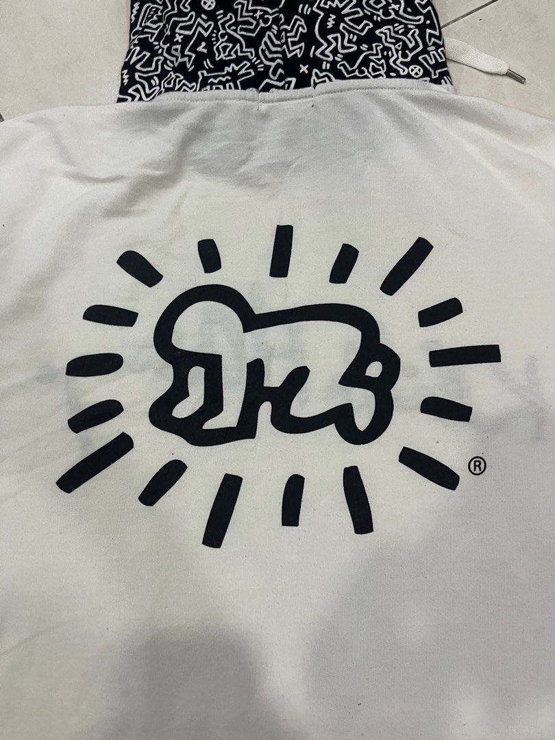 Keith Haring, Men's Fashion, Tops & Sets, Hoodies on Carousell