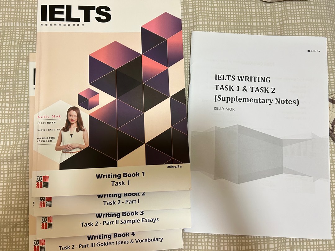 Kelly Mok Ielts writing notes寫作筆記, 興趣及遊戲, 書本 & 文具, 教科書 - Carousell