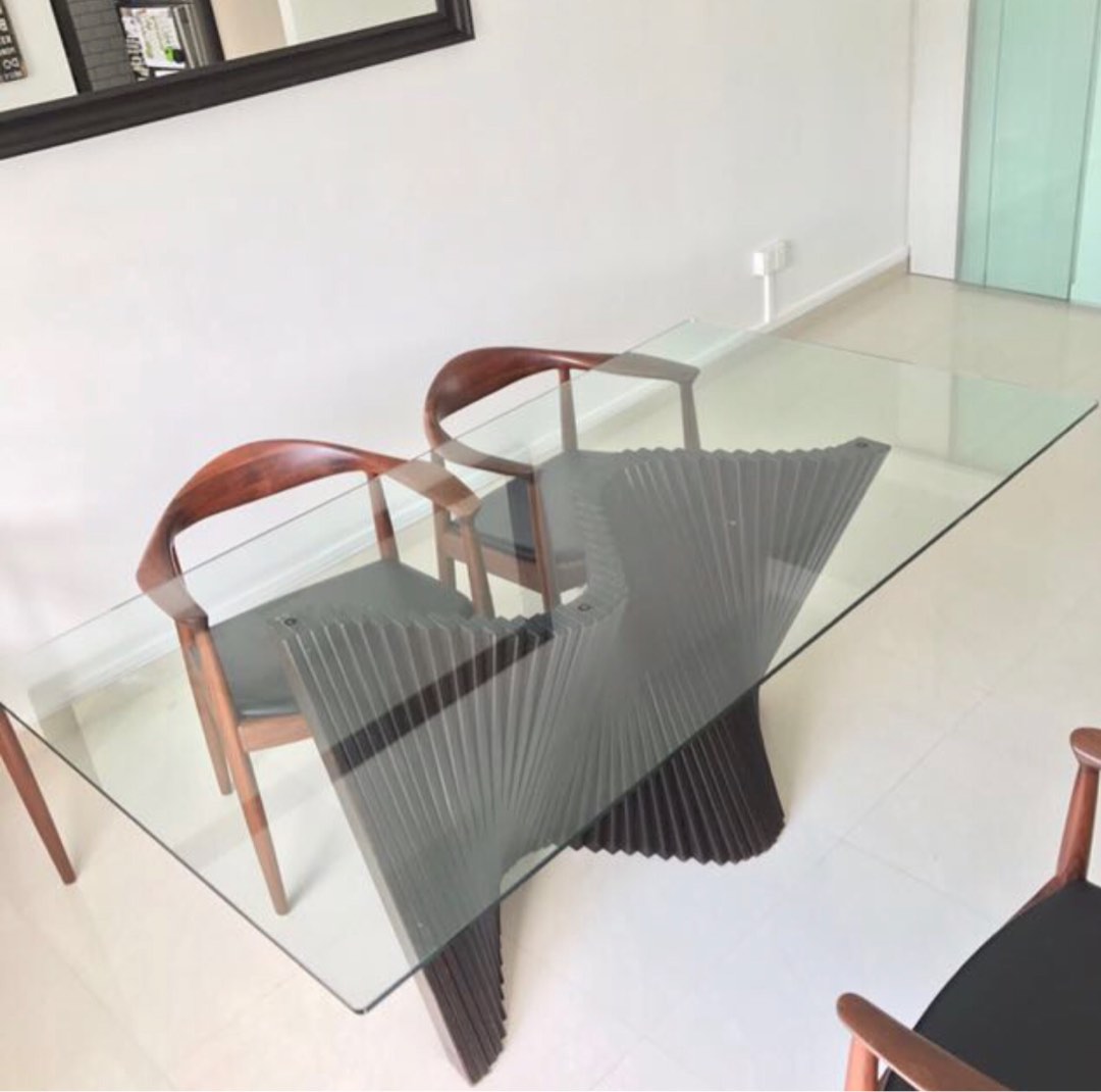 Kenneth Cobonpue Wave table, Furniture & Home Living, Furniture, Tables ...