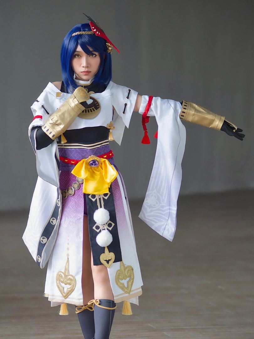 Full Set Genshin Impact Kujou Sara Cosplay, Hobbies & Toys ...