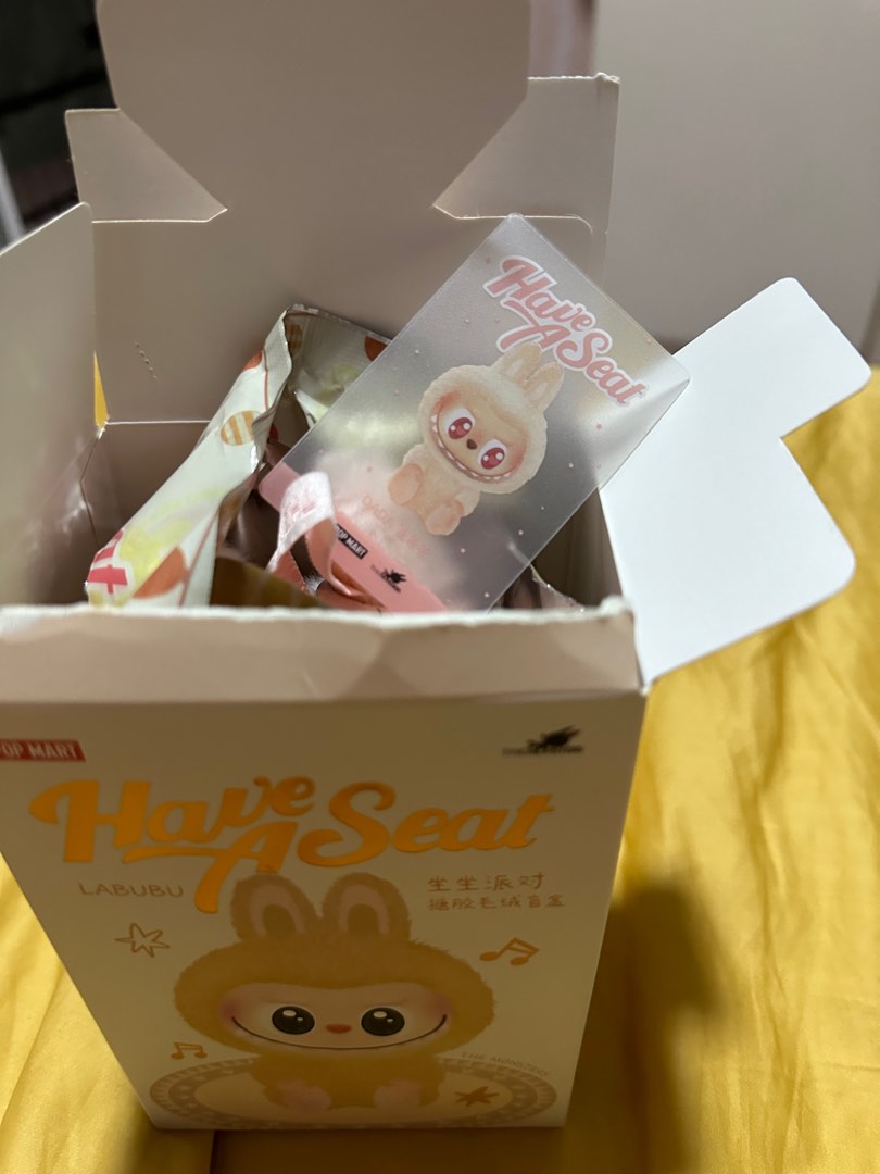 Labubu Have A Seat Dada, Hobbies & Toys, Toys & Games on Carousell