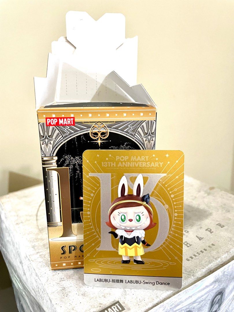 Labubu Swing Dance Spotlight PopMart 13th Anniversary, Hobbies & Toys ...