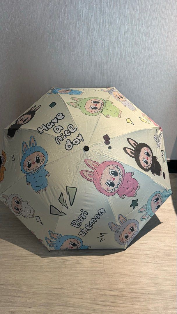LABUBU UV Umbrella, Hobbies & Toys, Travel, Umbrellas on Carousell