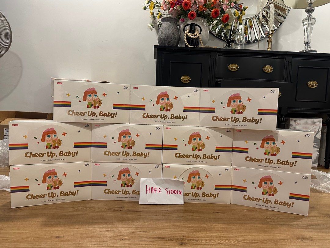 Labubu v2 cheer up crybaby sunset, Hobbies & Toys, Collectibles ...