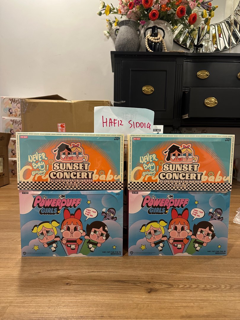 Labubu v2 cheer up crybaby sunset, Hobbies & Toys, Collectibles ...