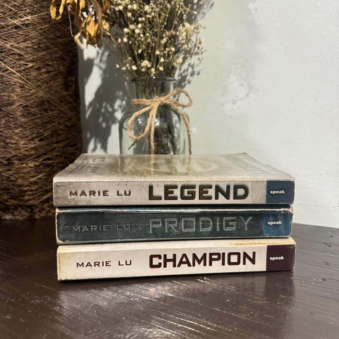Legend Trilogy - Marie Lu (Legend, Prodigy, Champion), Hobbies & Toys ...
