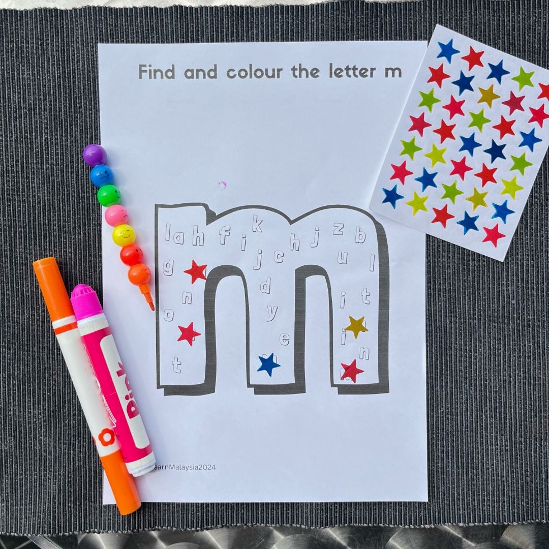 Letter Hunt Activity Pack Uppercase & Lowercase Letters, Hobbies & Toys ...