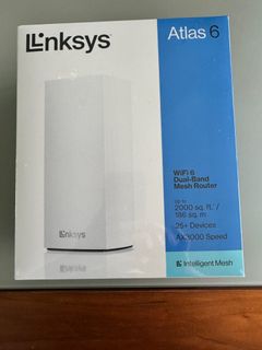 Linksys Atlas 6 Wifi 6 Mes Router, Computers & Tech, Parts ...