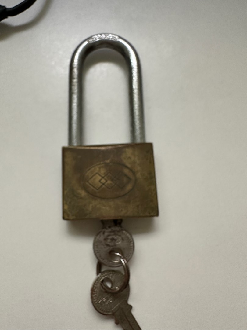 Classic Vintage ”TRI-HEX” Brass Padlock (265) / 经典复古“三六角”黄铜挂锁 ...