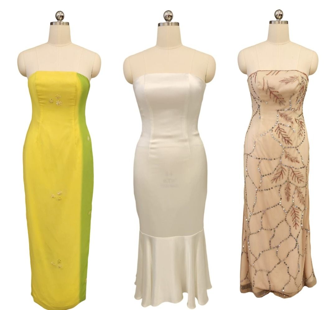 Bustier Dresses/ Sequin Evening Gown Sales, Women's Fashion, Dresses ...