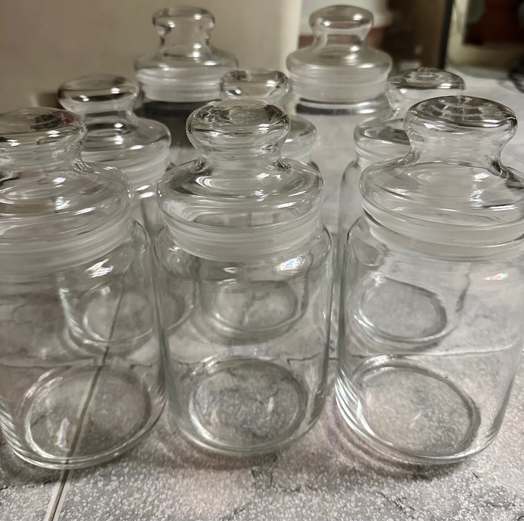 Luminarc pure jar (glass/airtight), Furniture & Home Living ...