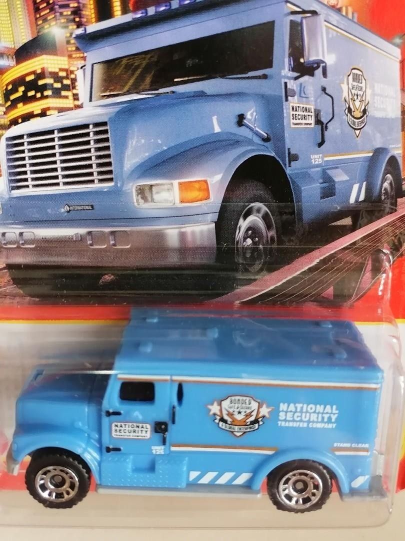 Matchbox 2021 MBX Metro International Armored Car - Light Blue, Hobbies ...