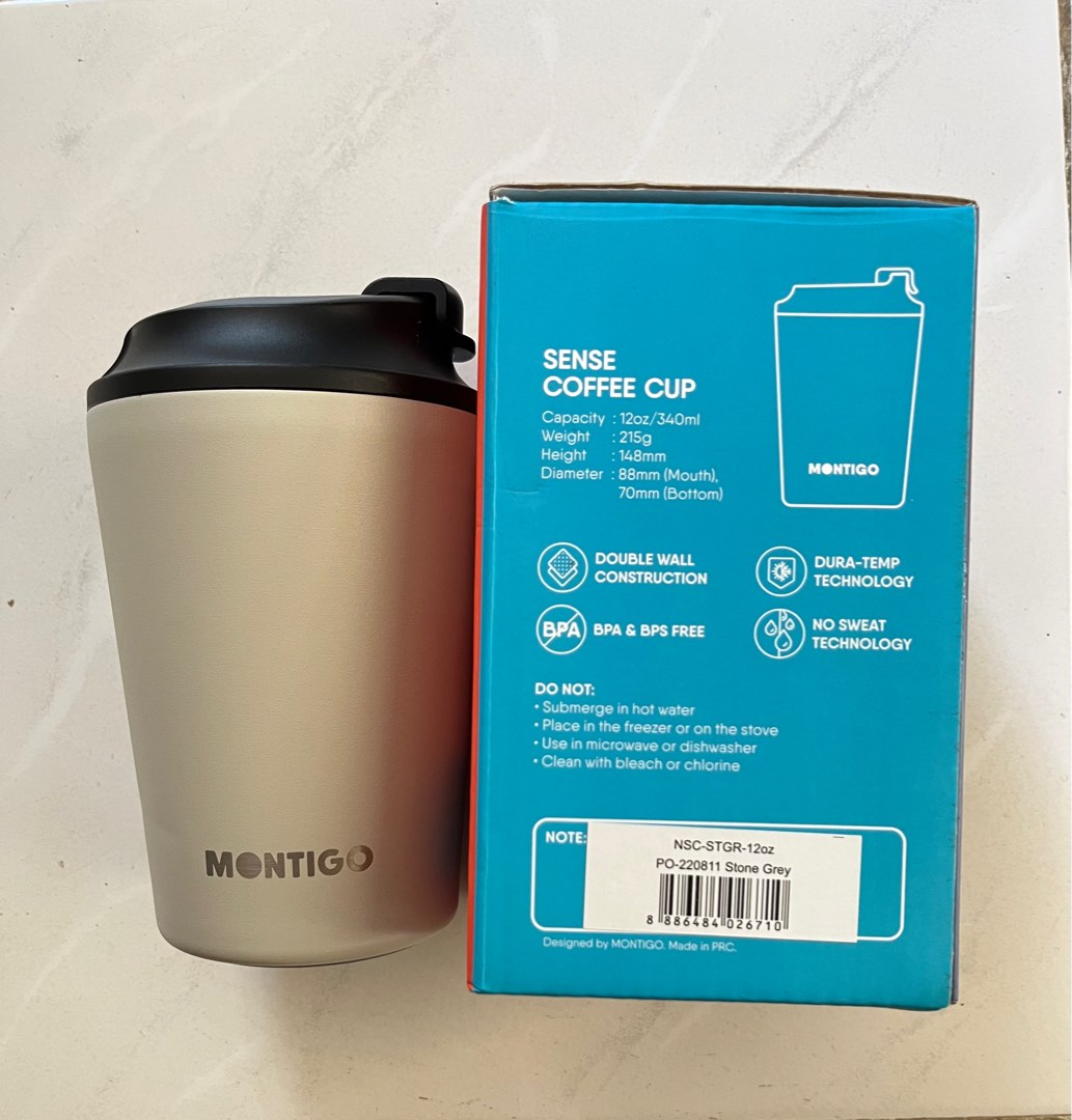 Montigo sense coffee cup in stone grey, Furniture & Home Living ...